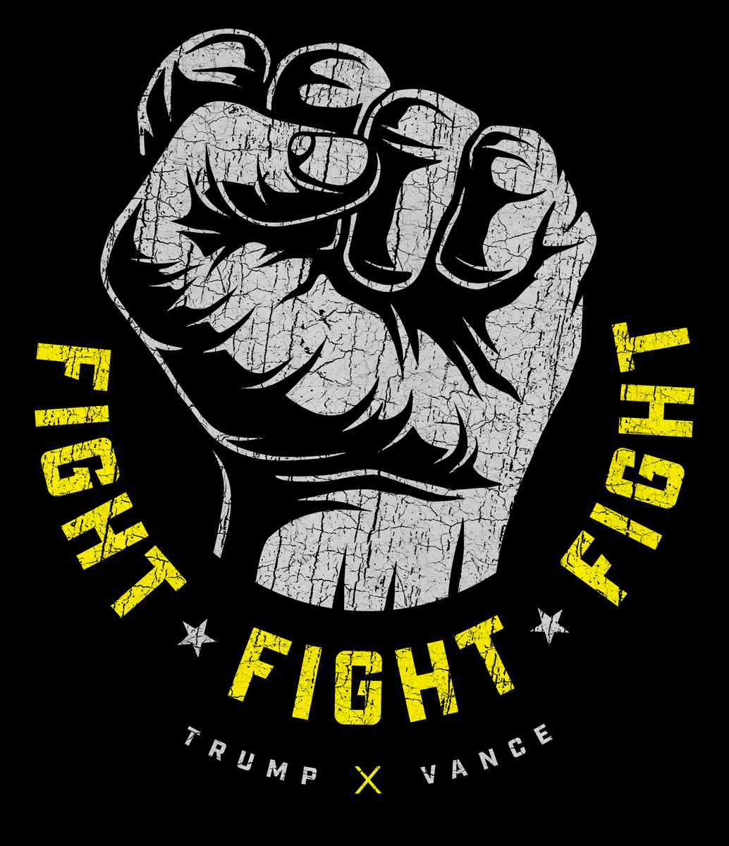 Fight Fight Fight T-Shirt - Black – Blaze Media Shop
