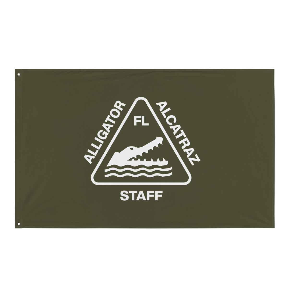 Alligator Alcatraz Staff Knit Flag - Sage – Blaze Media Shop