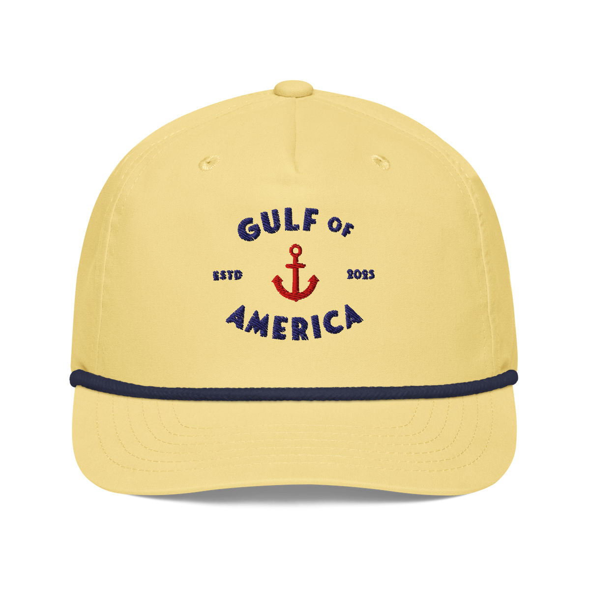 The Gulf Of America Rope Hat - Yellow – Blaze Media Shop