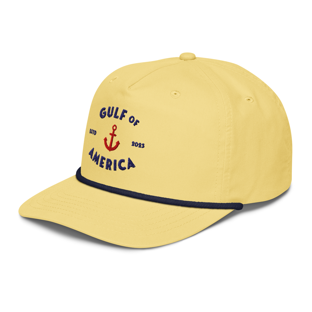 The Gulf Of America Rope Hat - Yellow – Blaze Media Shop