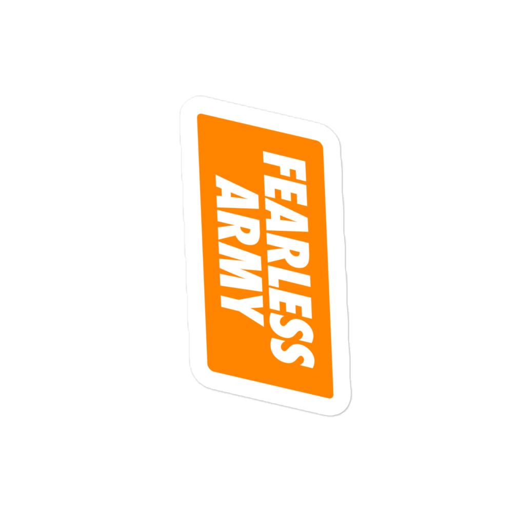 Fearless Army Sticker – Blaze Media Shop
