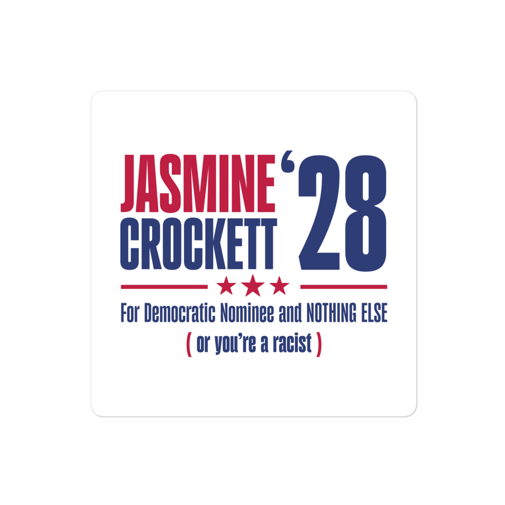 Jasmine Crockett '28 Sticker – Blaze Media Shop