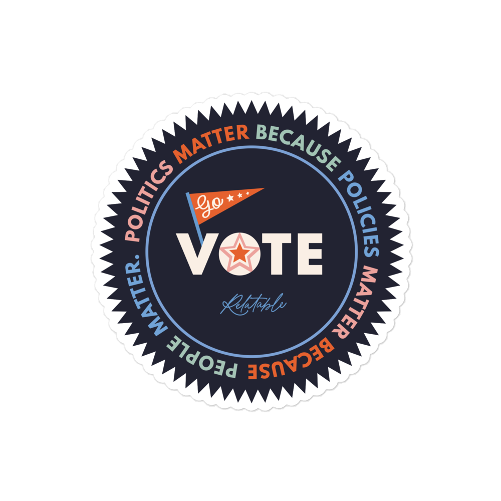 Vote Sticker – Blaze Media Shop