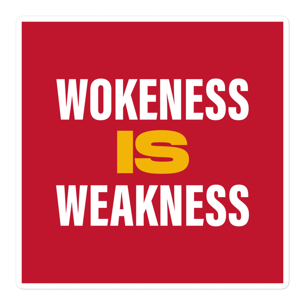 Wokeness Is Weakness Stickers – Blaze Media Shop